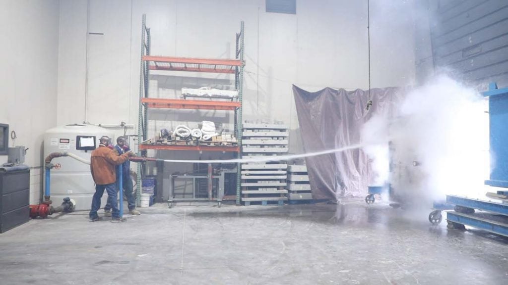 STI Pulls Back the Curtain on Hose Stream Testing